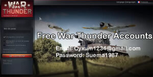 40+ Free War Thunder Accounts 2025 - Gametimeprime