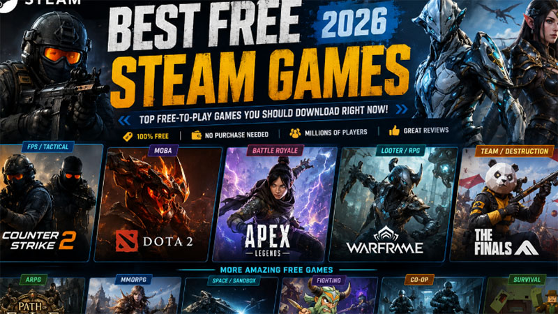 What are the best free games on Steam right now? - Gametimeprime